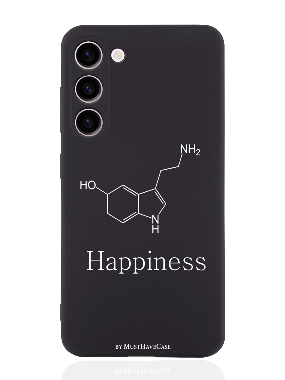 Чехол MustHaveCase для Samsung Galaxy S23+ Молекула счастья черный