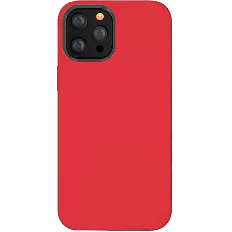 Чехол PQY Macaron для iPhone 12 Pro Max Красный