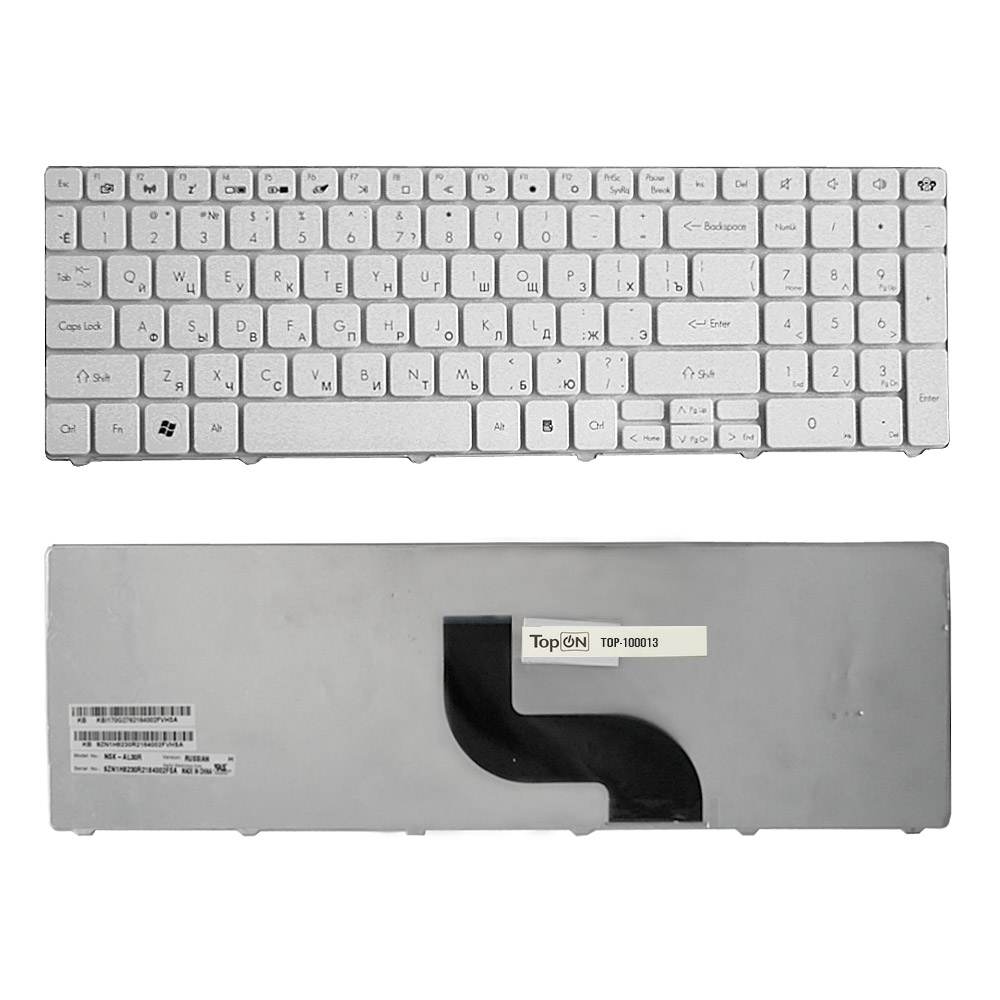 Клавиатура TopON для ноутбука Packard Bell TM86, TX86, NEW90, PEW91 Series