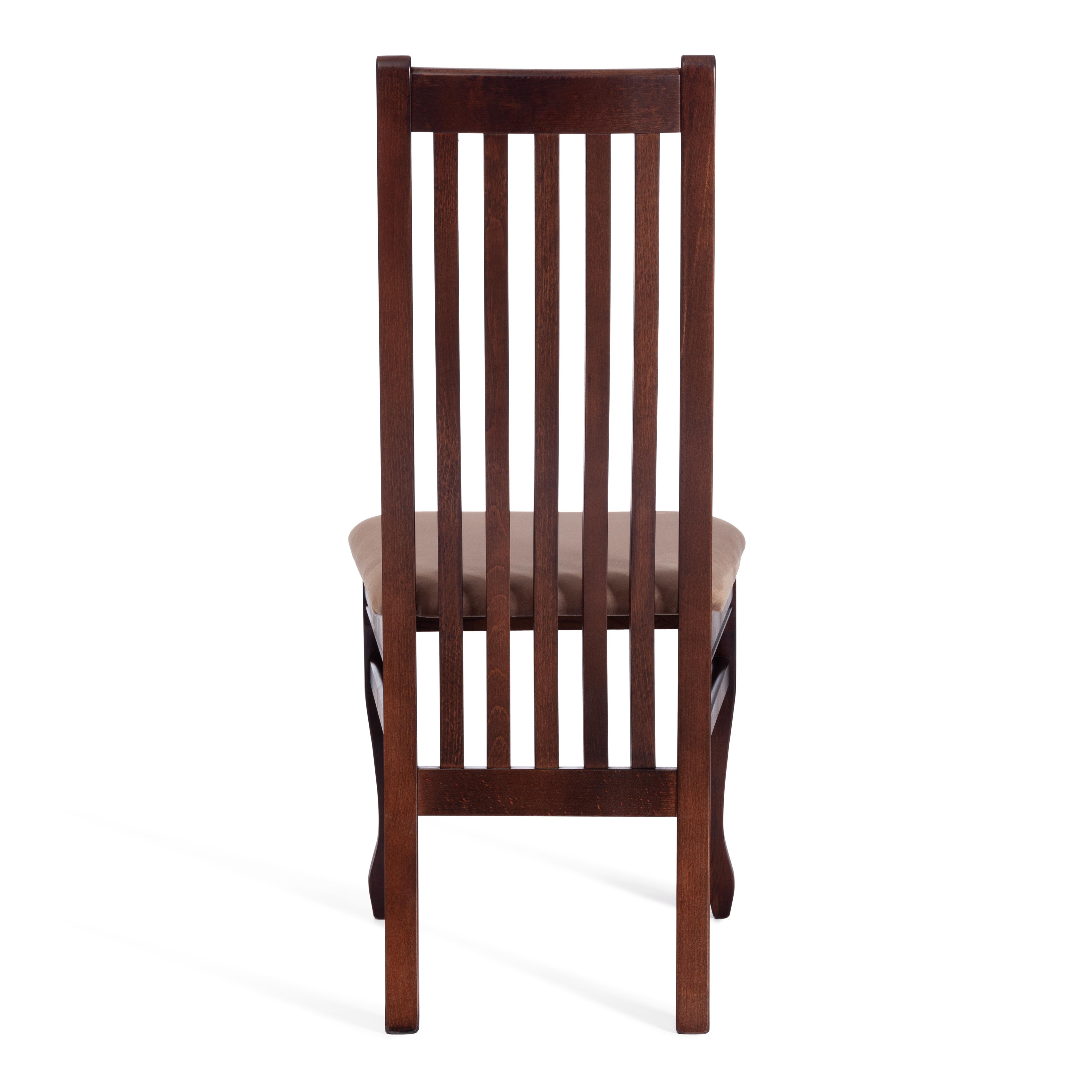 Стул TetChair DOLCE мягкое сидение бук, 40х46х100см, Tobacco, велюр, Tenerife mocca