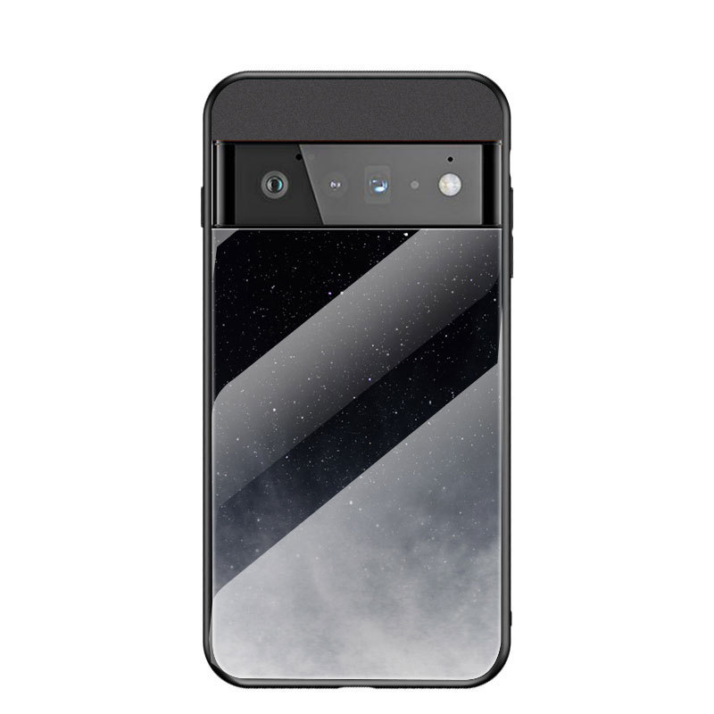 Чехол-бампер MyPads Di Vetro для Google Pixel 7 с закаленным стеклом на заднюю крышку т