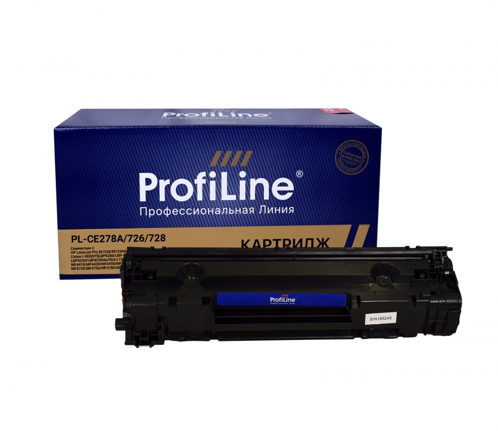 Картридж для лазерного принтера Profiline CE278A/726/728 черный, совместимый