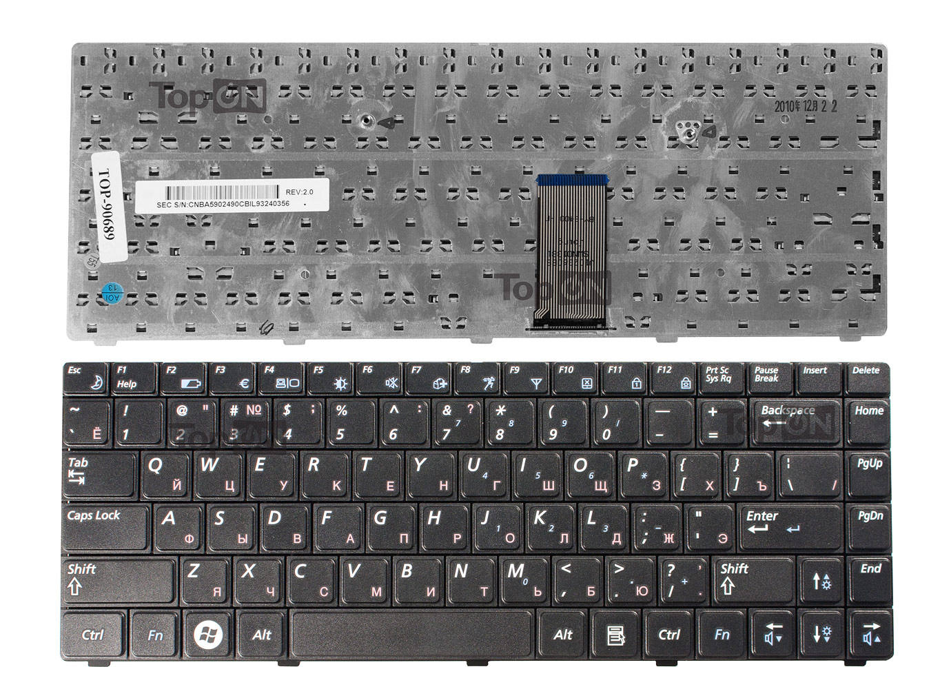 Клавиатура TopON для ноутбука Samsung R418, R420, RV408 Series