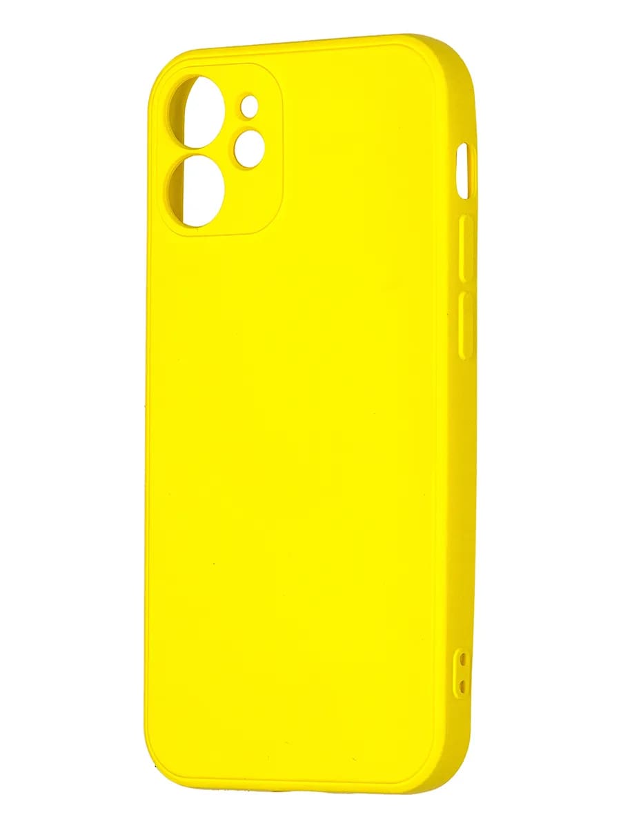 Чехол Pero для Apple iPhone 12 mini желтый (PCLS-0024-YW)