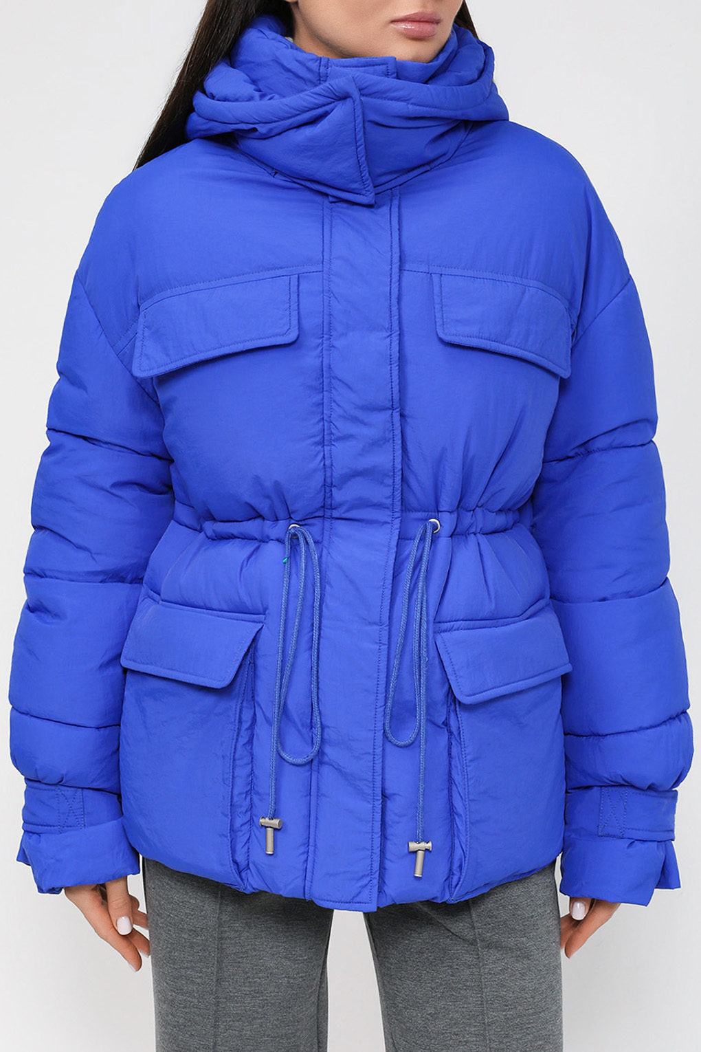 Куртка женская Belucci BL22109222CD-005 синяя 52 RU
