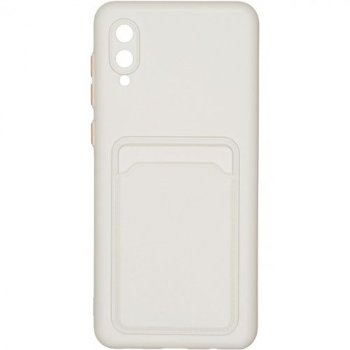 Чехол Carmega для Samsung Galaxy A02 Card white