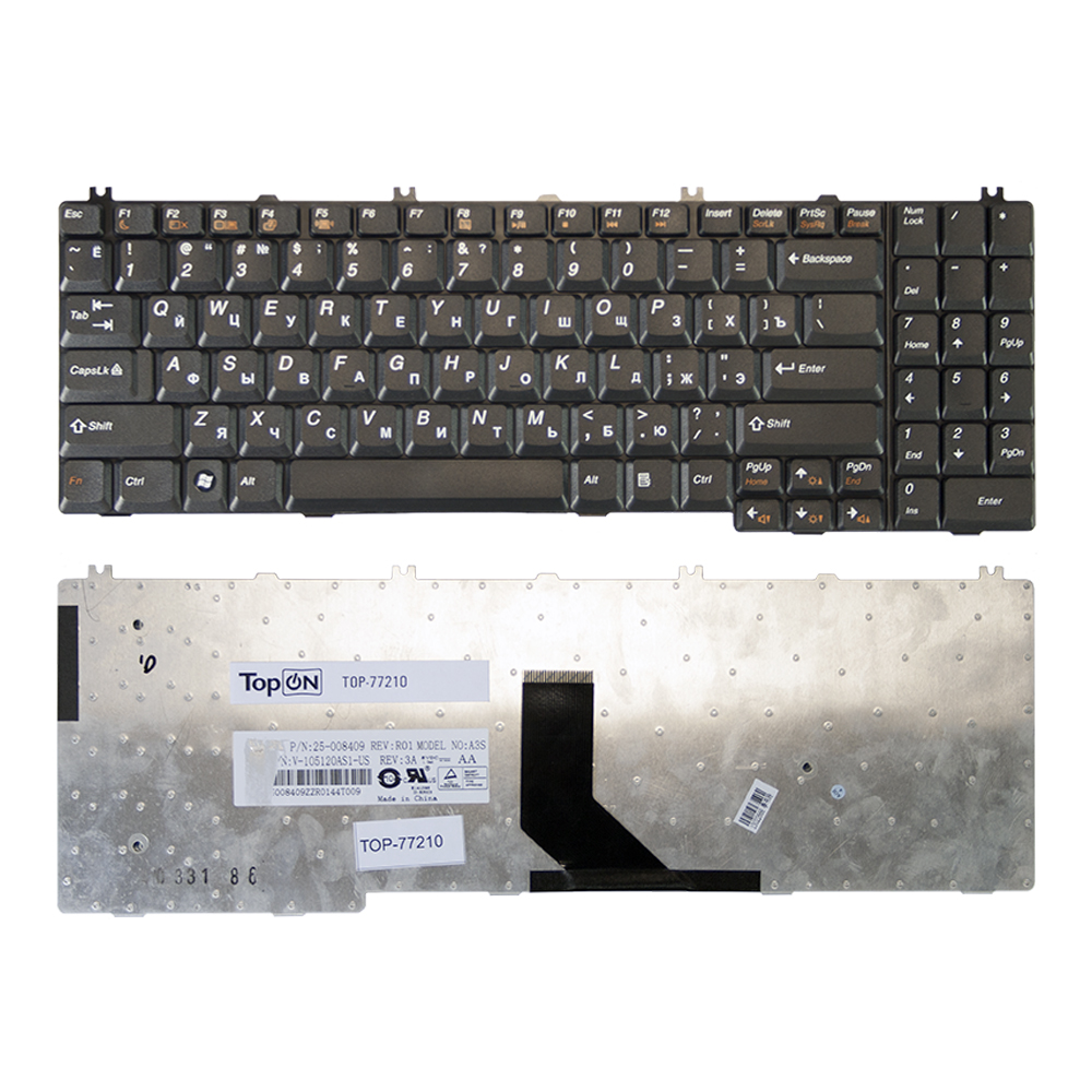 Клавиатура TopON для ноутбука Lenovo IdeaPad B550, B560, G550, G550A, G550M Series