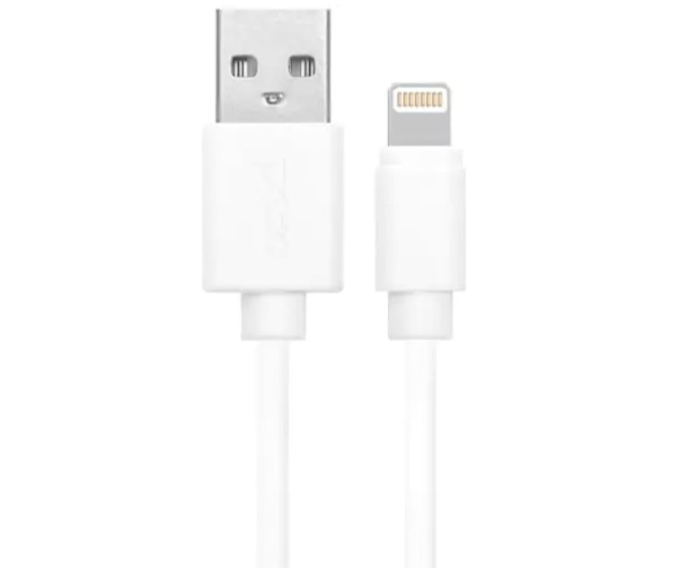 Кабель Pero DC-03 8-pin Lightning, 2А, 2м, White (PRDC-038P2MW)