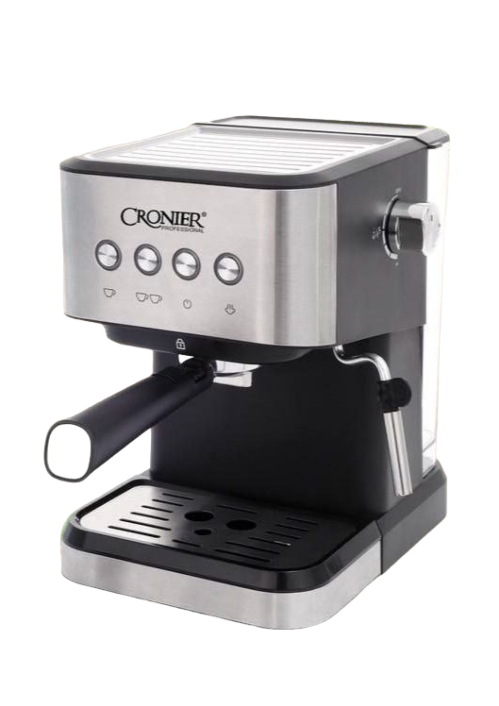 Рожковая кофемашина Cronier CR-351 серый