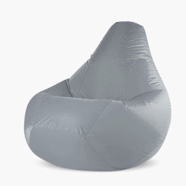 Кресло-мешок «Oxford» серый, размер L, Happy-puff