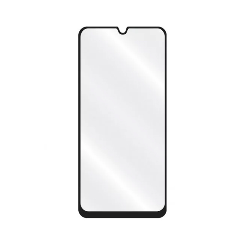 Защитное стекло LuxCase Galaxy M32, прозрачное, 0,33 мм, черная рамка (78508)