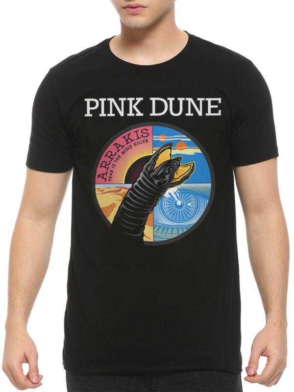 Футболка мужская Dream Shirts Дюна - Pink Floyd черная 3XL