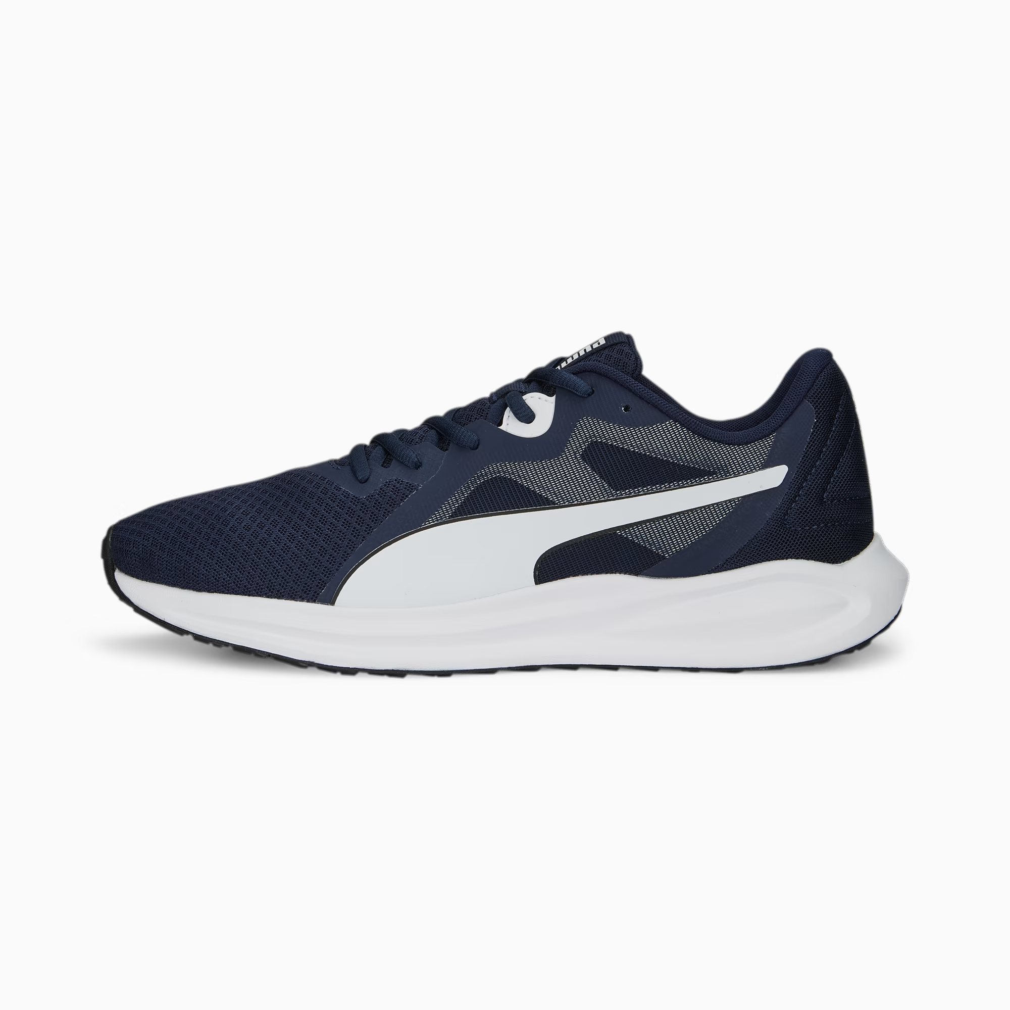 Кроссовки мужские Puma Twitch Runner Fresh Cool Navy-White 37798105 черные 44.5 RU