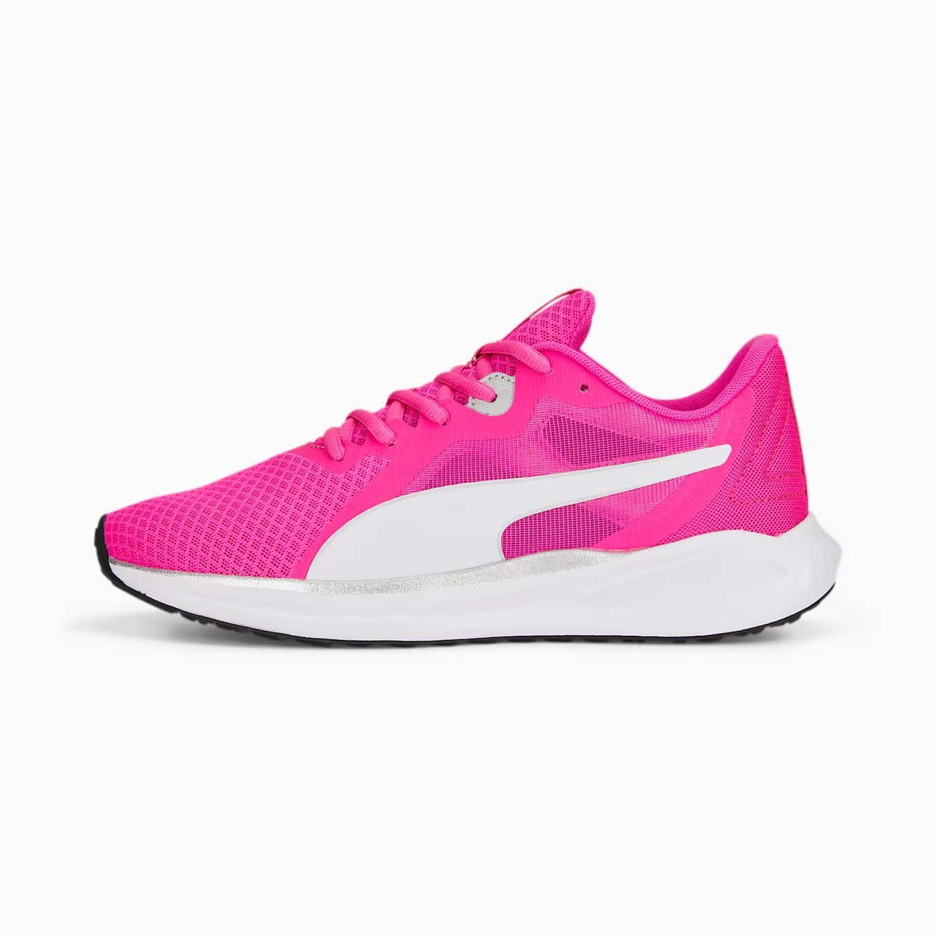 Кроссовки женские Puma Twitch Runner Fresh Ravishhite-PU 37798106 розовые 38.5 RU