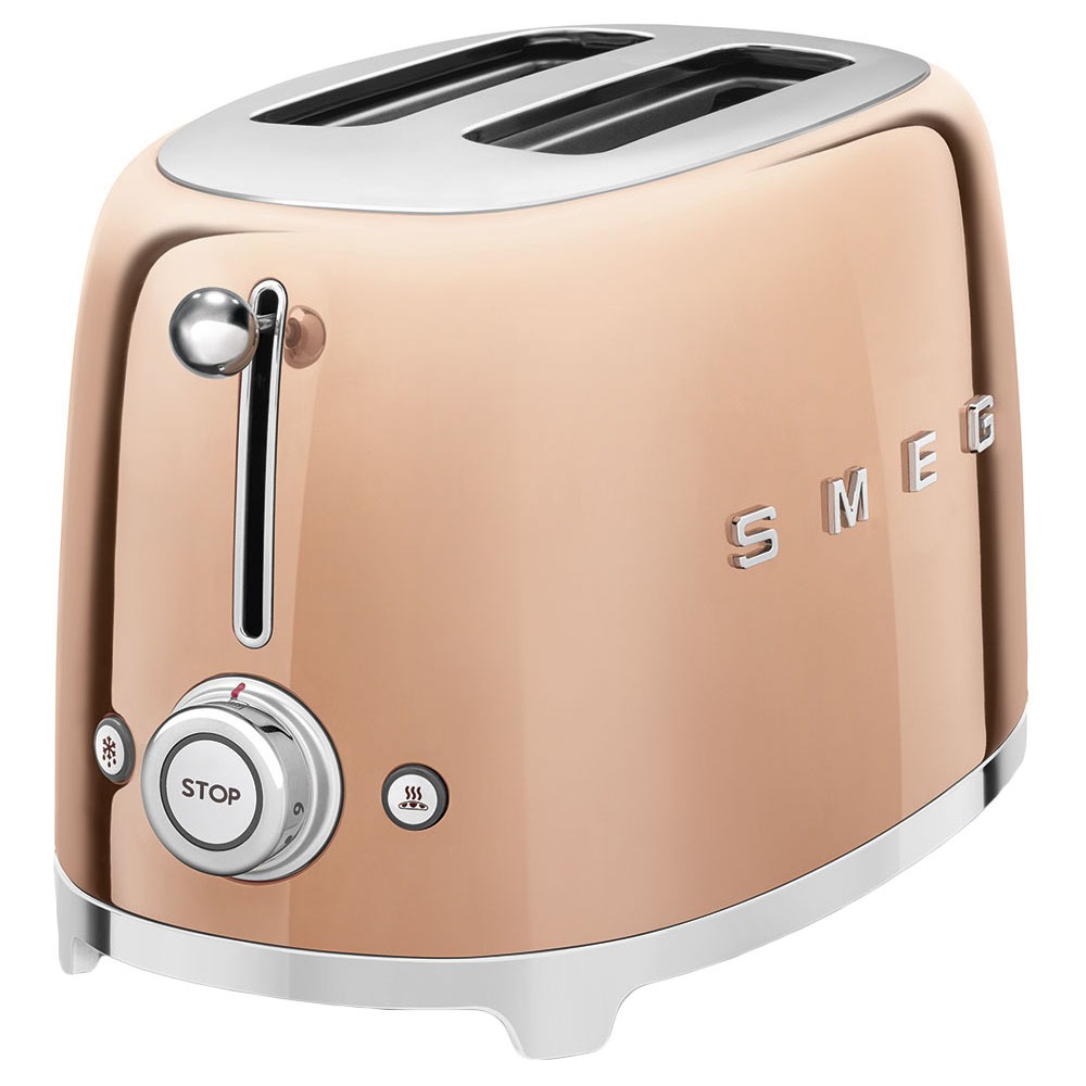 Тостер Smeg TSF01RGEU Gold Rose