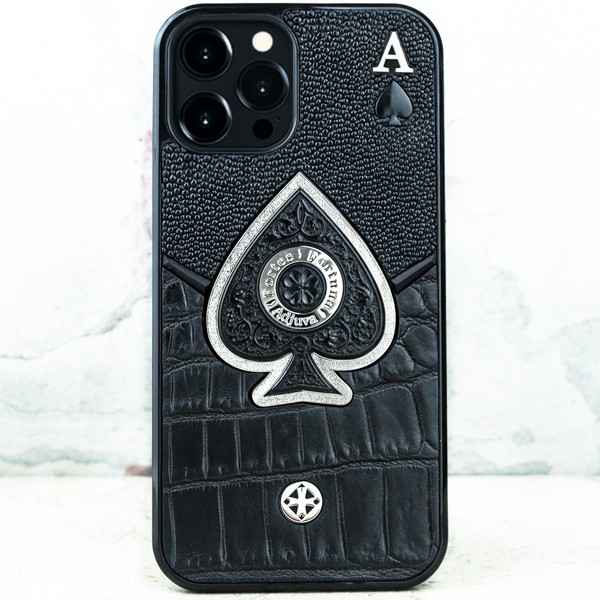 Чехол iPhone 13 Pro - Euphoria Ace of Spades LUX - Euphoria HM Premium