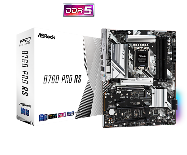 Материнская плата ASRock B760 PRO RS (90-MXBKS0-A0UAYZ)