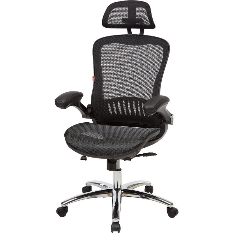 Easy Chair сетка черная, хром