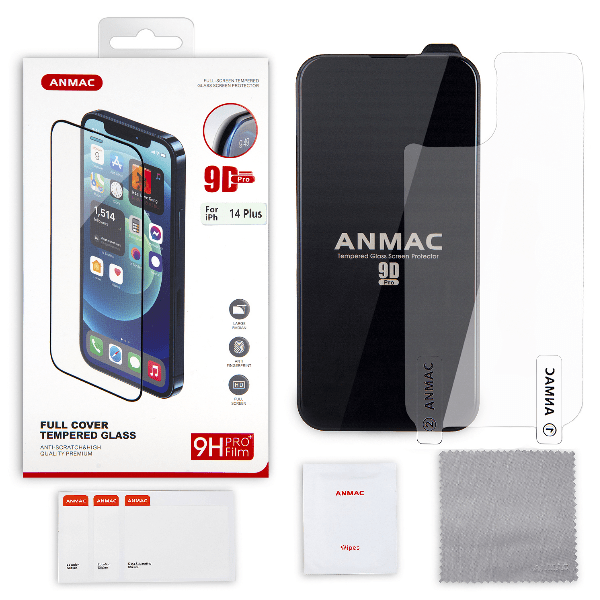 Защитное стекло Anmac для Iphone 14 Plus 9D + Пленка Назад