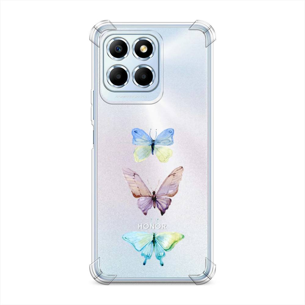Чехол Awog на Honor X6/X6s "Акварельные бабочки"