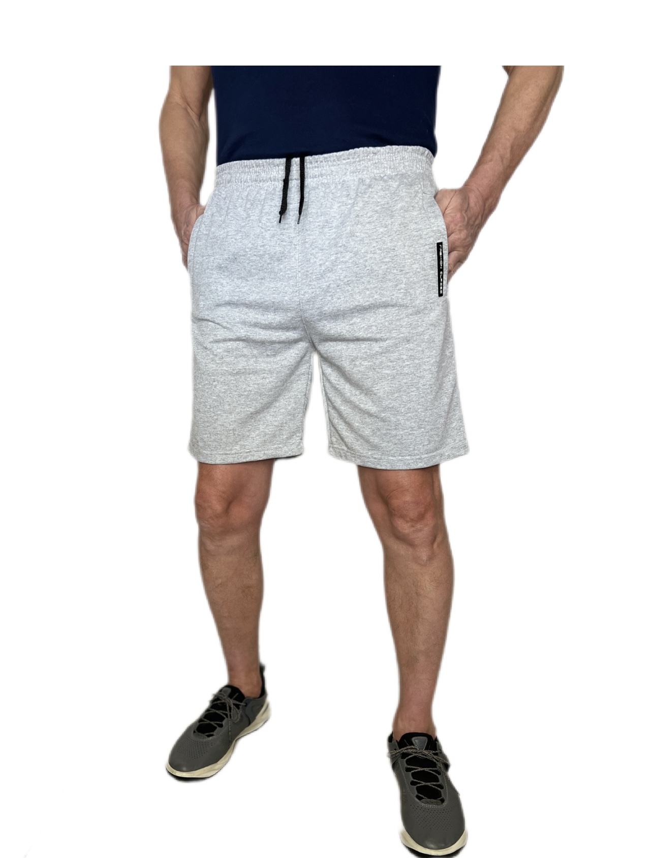 Трикотажные шорты мужские HITTEK классика серые 50 RU