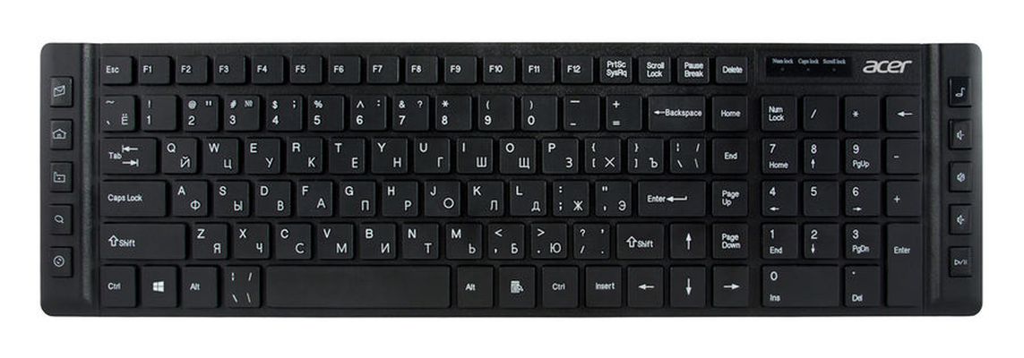 Проводная клавиатура Acer OKW010 Black (ZL.KBDEE.002)