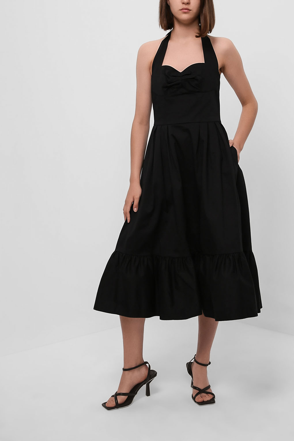 Платье женское PAOLA RAY PR120-3074-04 черное M