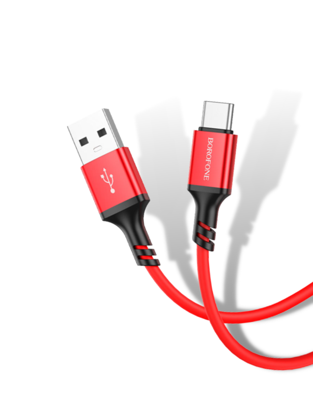 Кабель USB - Type-C Borofone BX83 1 м красный