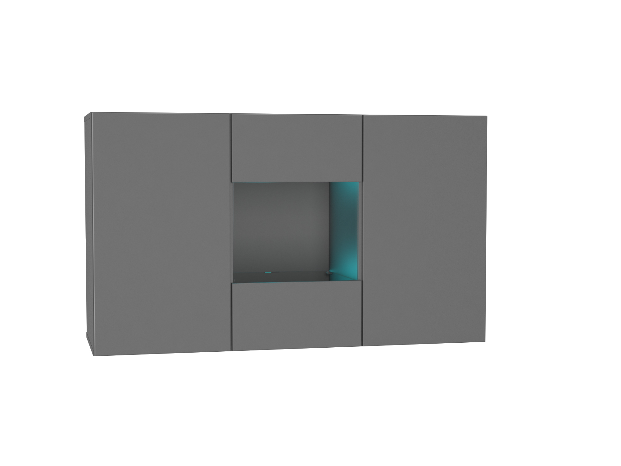 Комод НК-Мебель POINT ТИП-1.2 Серый графит