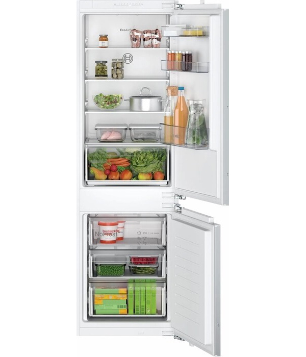 Встраиваемый холодильник BOSCH KIN86NFF0 белый