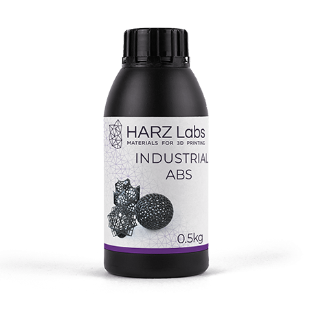 Фотополимер HARZ Labs Industrial ABS Black, 0,5 кг