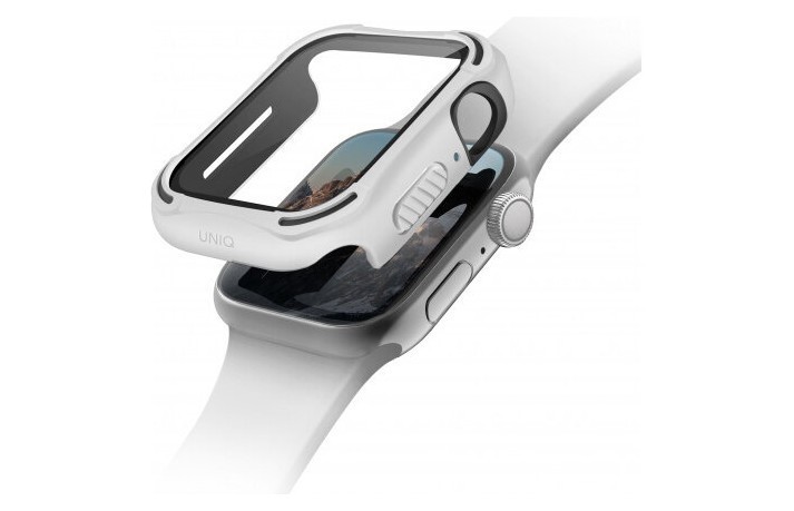 Чехол Uniq Torres +9H для смарт-часов Apple Watch 40mm белый