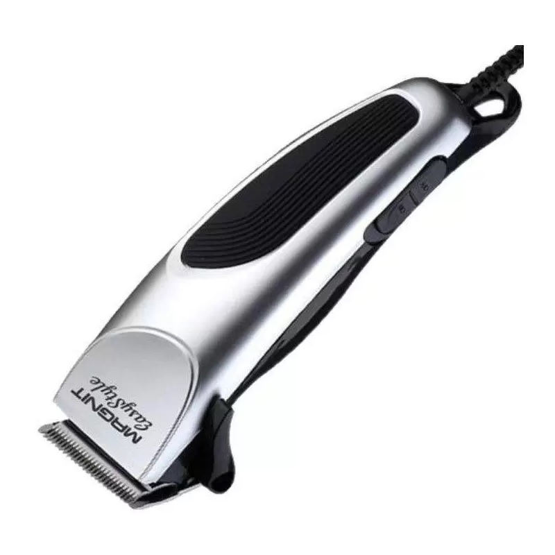 Машинка для стрижки волос Magnit RMZ-3502 серебристый, черный