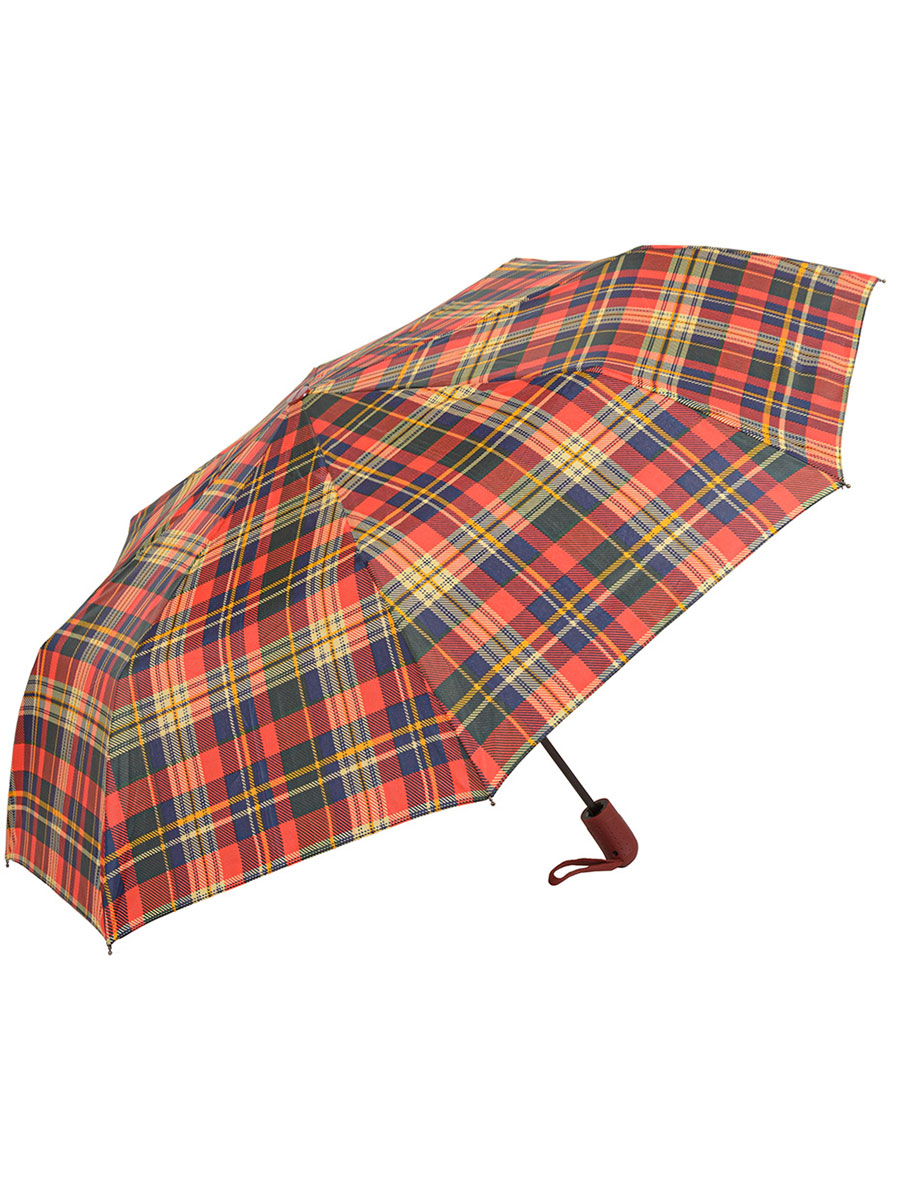 Зонт складной женский полуавтоматический Rain Lucky 722-LAY бордовый