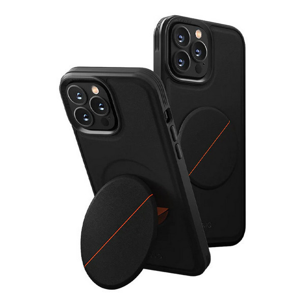 Чехол Uniq Novo with magnetic grip для iPhone 14 Pro Max, черный (Black)
