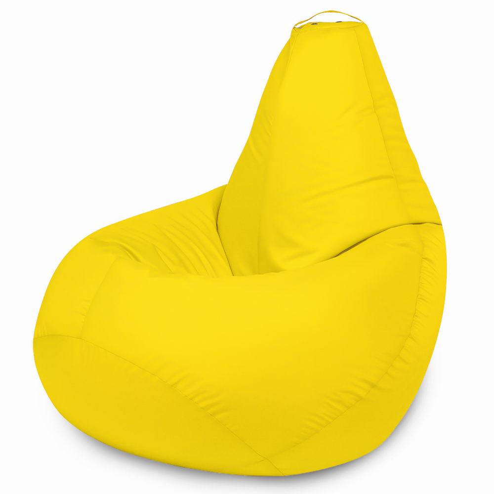 Кресло мешок груша XXL Миди, оксфорд, желтый