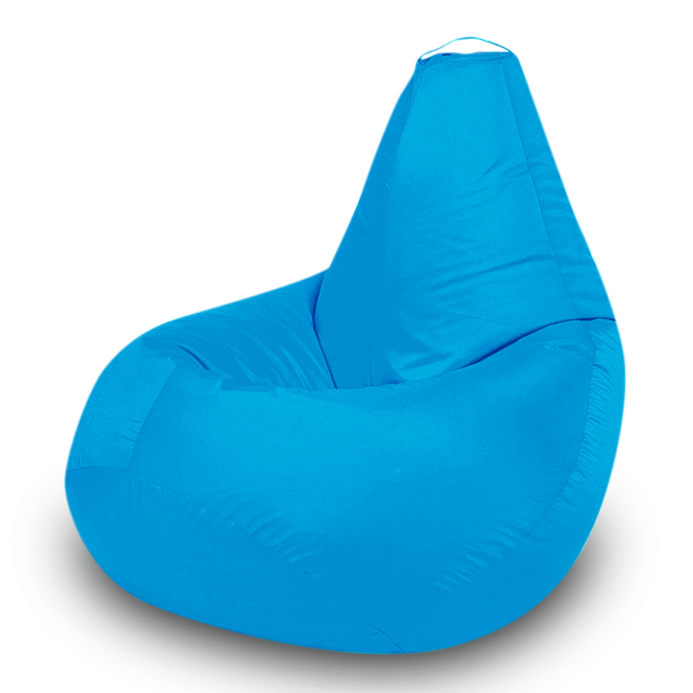 Кресло мешок груша XXL Миди, оксфорд, голубой