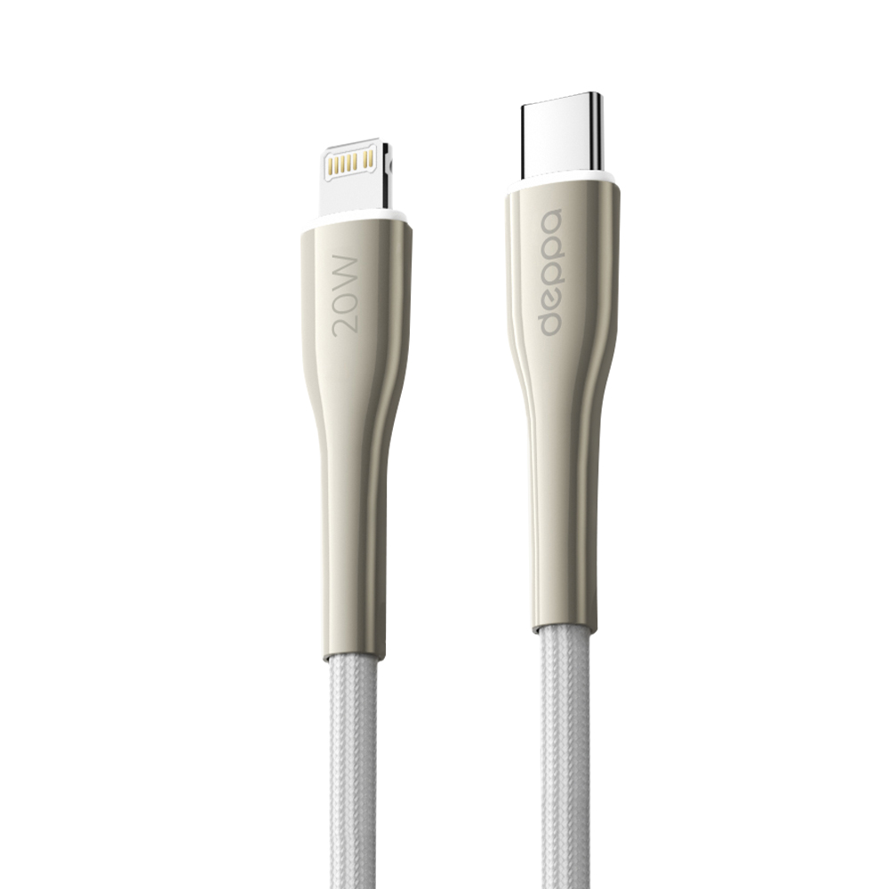 Кабель Lightning-USB Type-C Deppa 72525 1 м белый