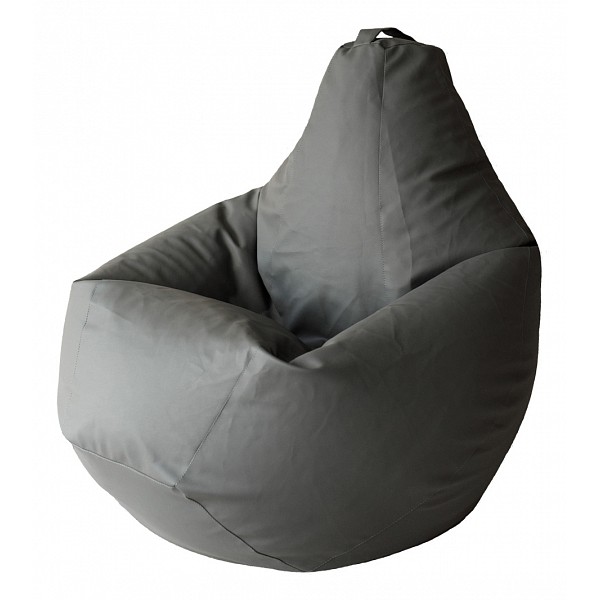 Кресло-мешок Dreambag Серая ЭкоКожа L L, серый