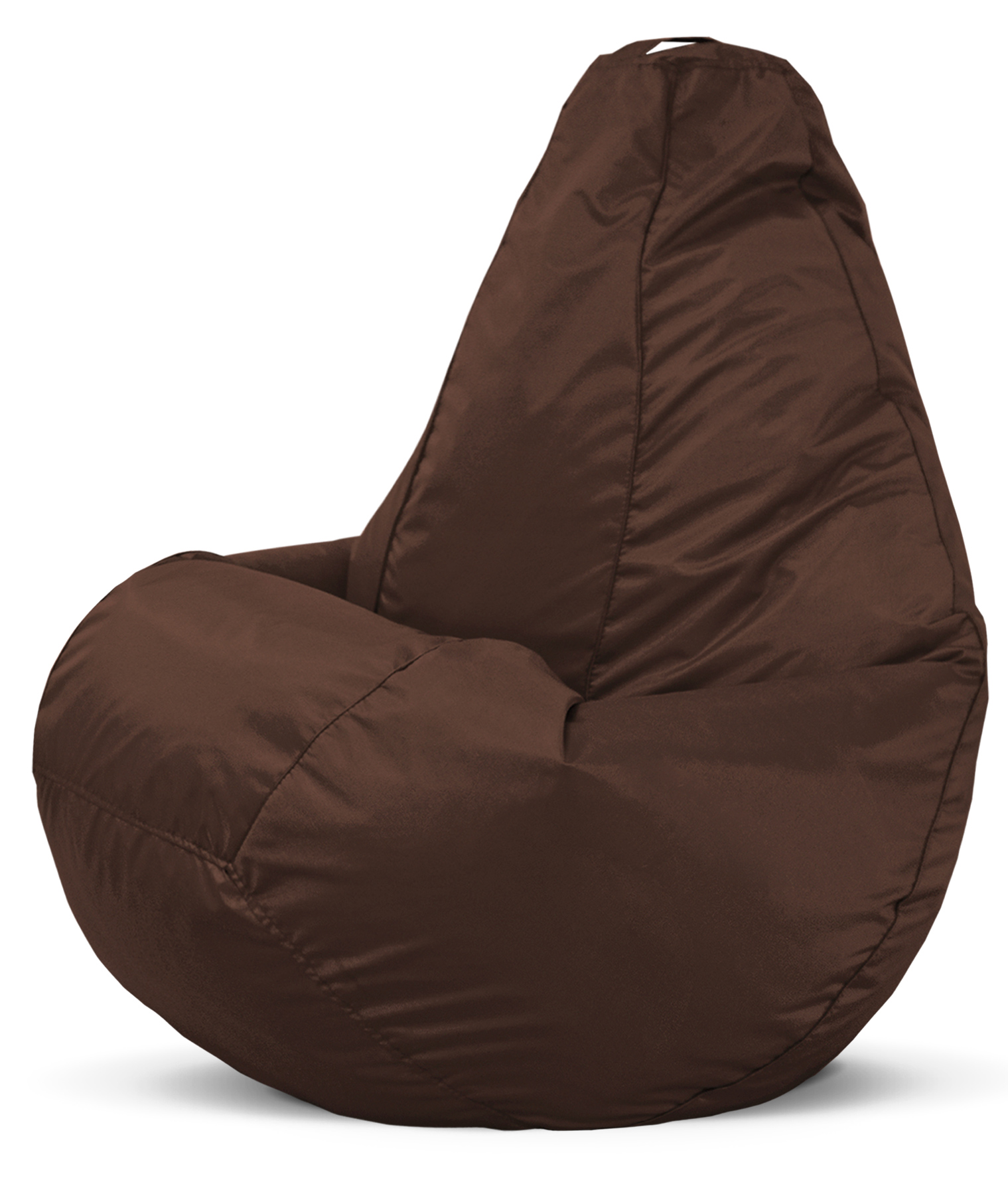 Кресло-мешок PUFLOVE Груша XXL, коричневый оксфорд