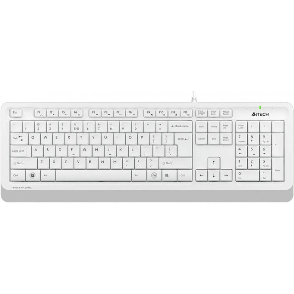 Проводная клавиатура A4Tech FStyler FK10 White