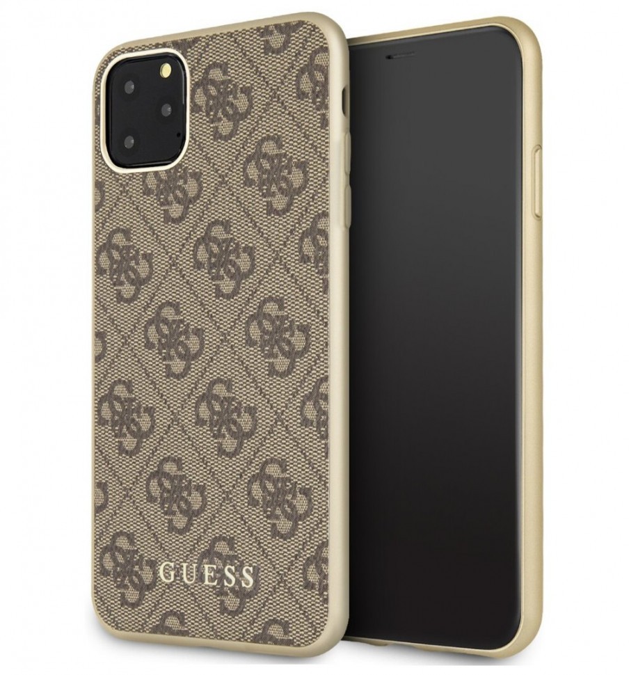 Чехол Guess 4G Collection Hard iPhone 11 Pro Max, Коричневый