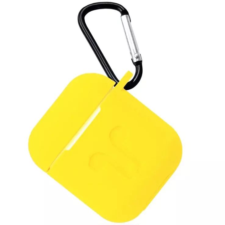 Чехол Guardi Soft Touch Protective Case для Airpods 1/2 жёлтый