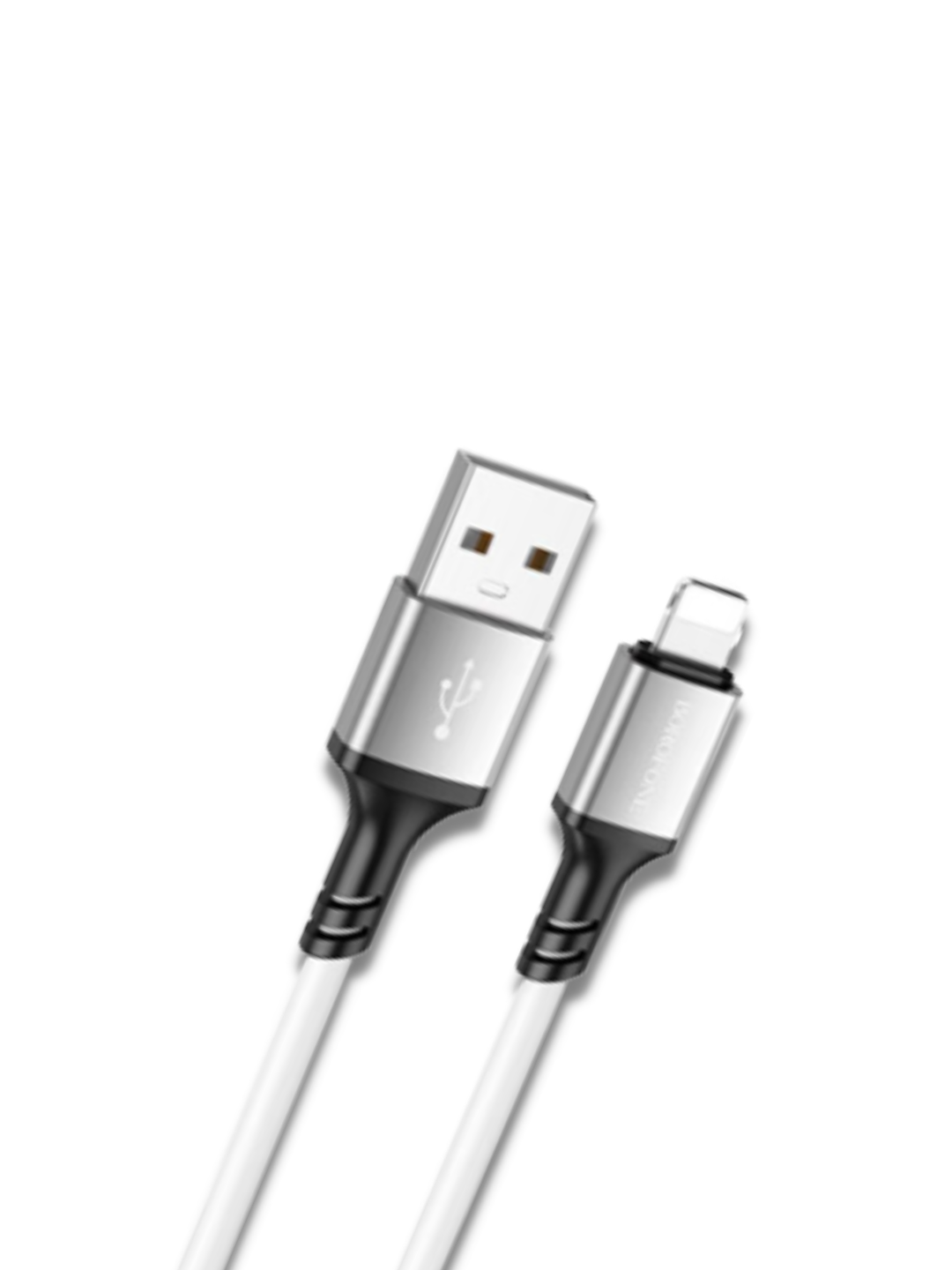 Кабель USB - USB-A/Lightning Borofone BX83 1 м белый