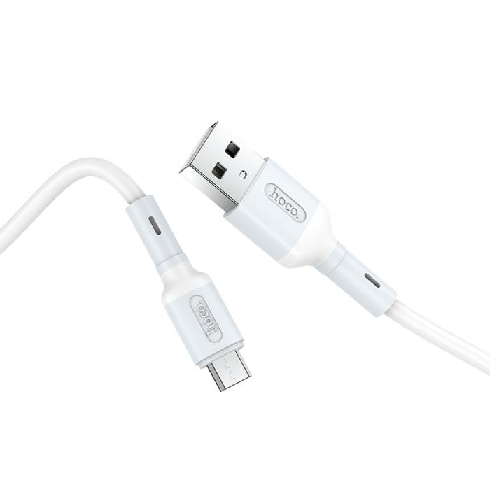 Кабель USB HOCO X65 Prime для Micro USB, 2.4А, длина 1.0м, белый