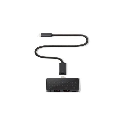 USB хаб Twelve South StayGo mini. Интерфейс USB-C.  Порты: Aux 3.5 mm, USB-A 2.0, HDM