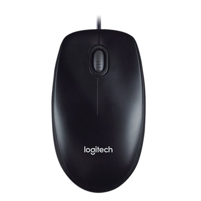 Проводная мышь Logitech M100R серый (910-005006)