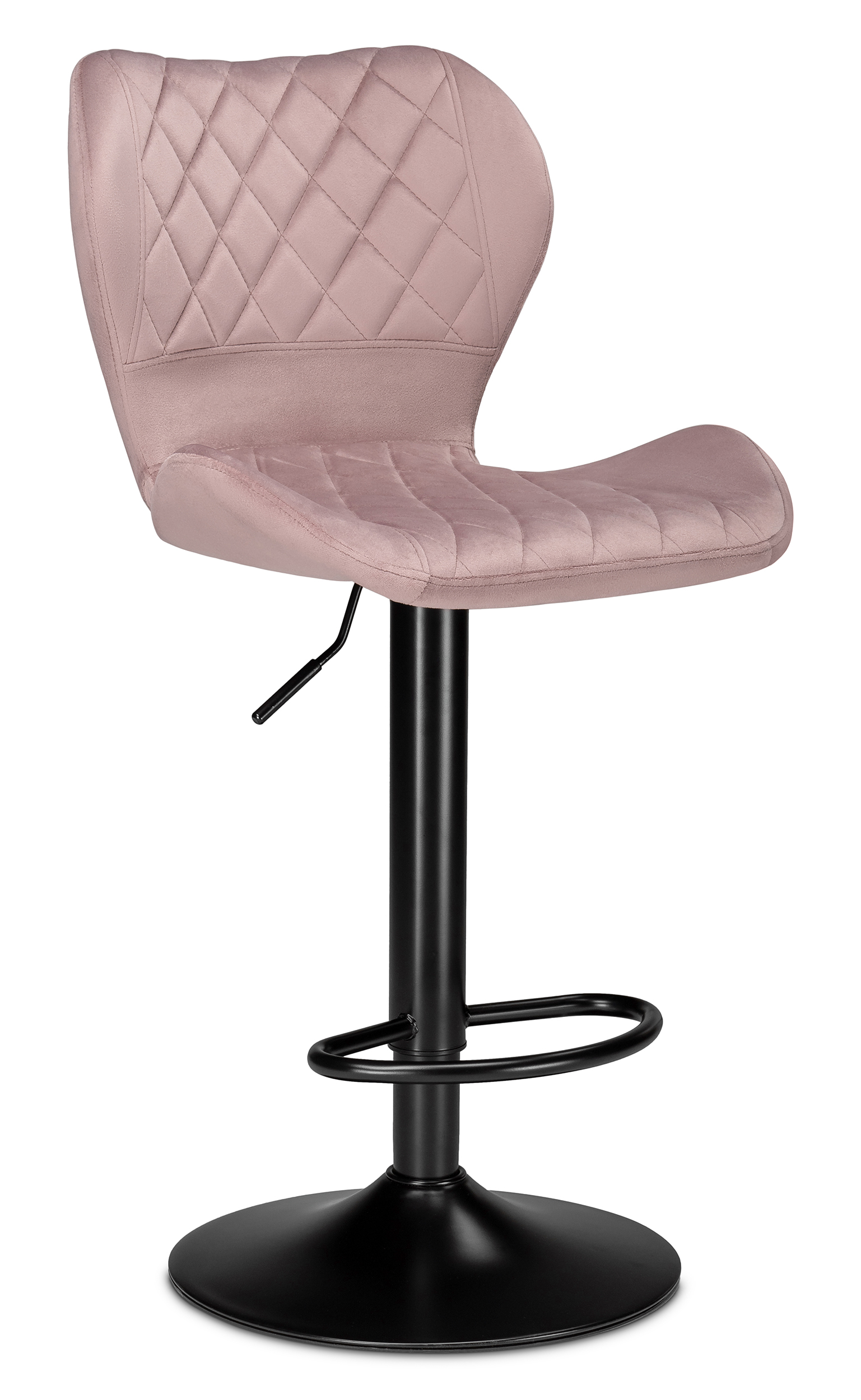 Барный стул Woodville Porch pink / black