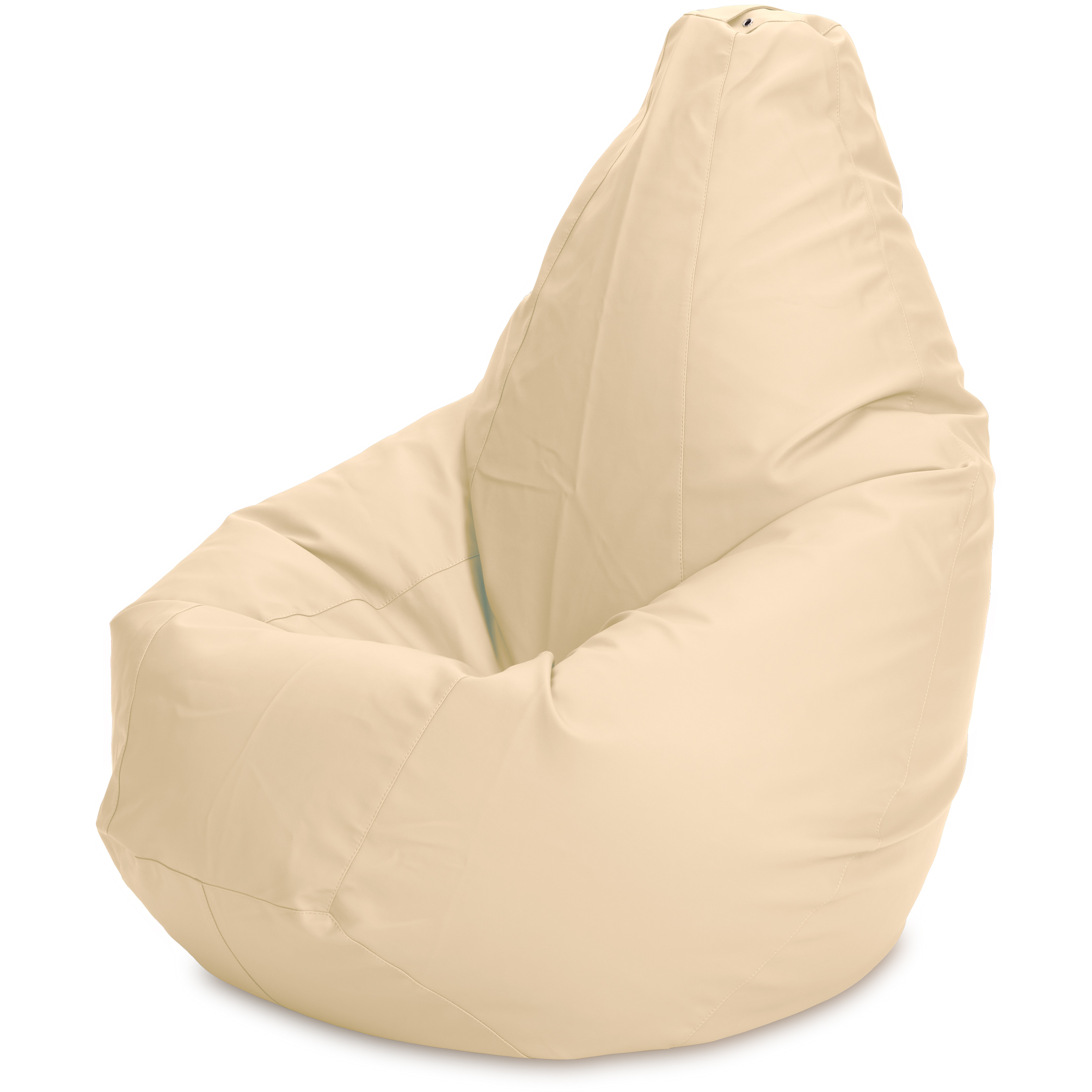 Кресло-мешок Пуффбери «Груша», XL, эко-кожа, Бежевый