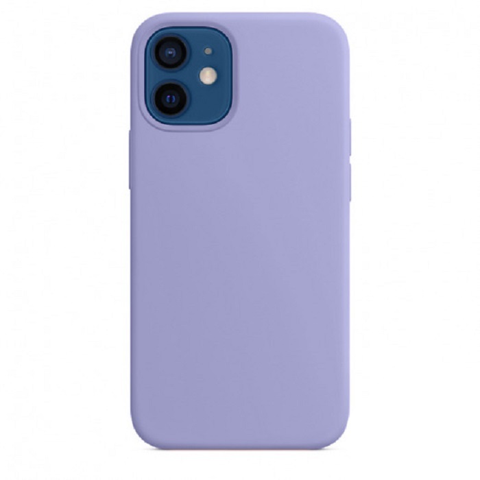 Чехол для iPhone 12/12 Pro Silicone светло-фиолетовый
